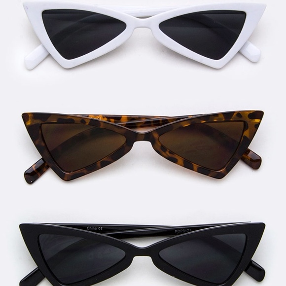 Hot2own Boutique | Accessories | Retro Cat Eye Black Triangle Frame ...